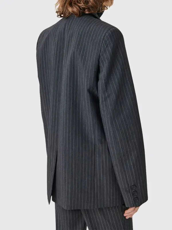 IRO PARIS Single-breasted Pinstriped Virgin Wool Blazer With Peak Lapels