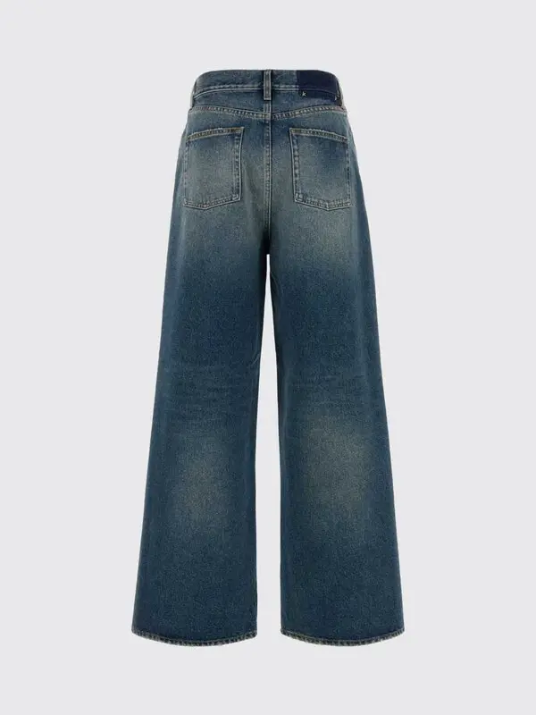 GOLDEN GOOSE Melody High-waisted Wide Leg Jeans In Cotton Denim