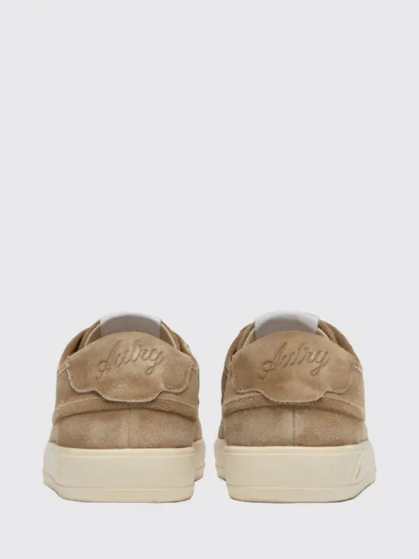 AUTRY Windscape Low-top Leather, Suede And Raffia Sneakers