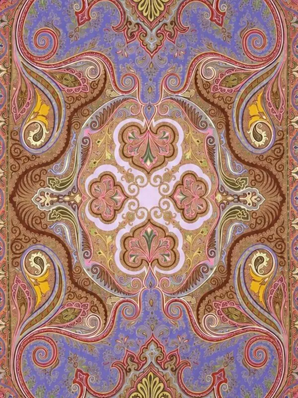 Etro Iconic Paisley Print Wool And Silk Blend Scarf - Multicolor
