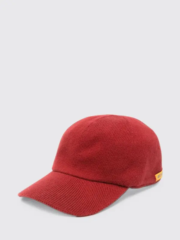 Guest In Residence Wool And Cashmere Baseball Cap With Visor - Red