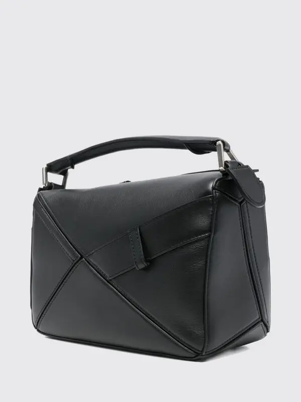 Loewe Small Featherlight Puzzle Bag In Calfskin With Removable Strap