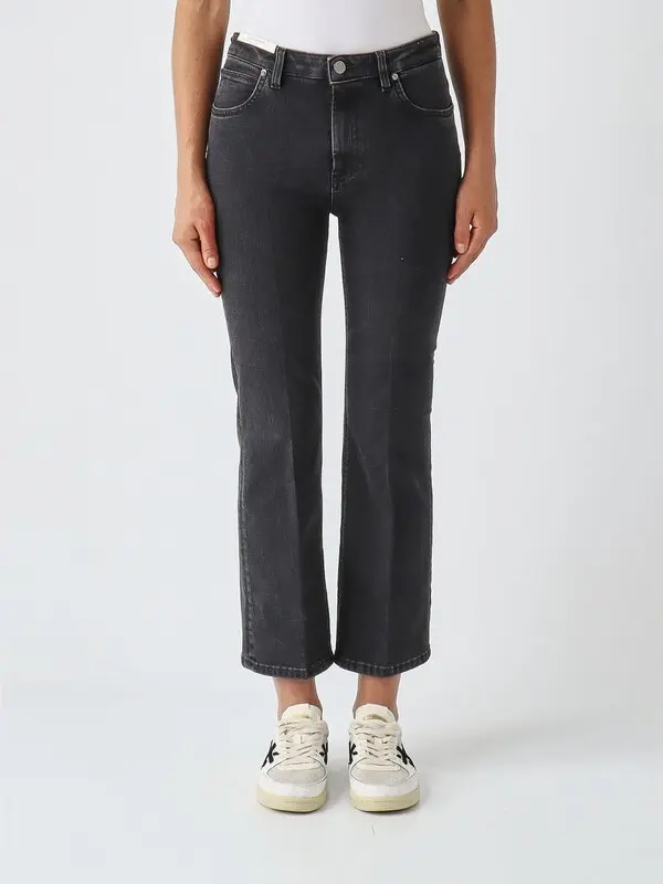 PT TORINO Kim Cropped Mid-rise Five-pocket Denim Jeans