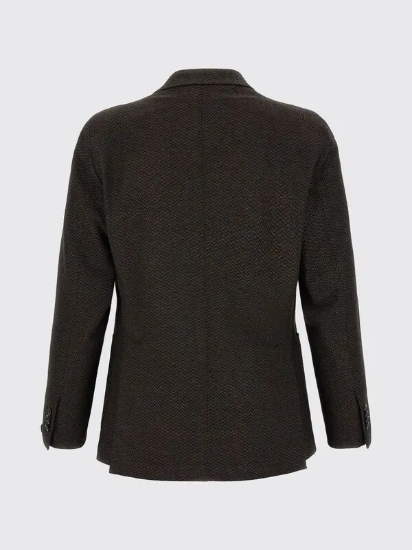 Tagliatore Double-breasted Blazer In Wool Blend With Patch Pockets And Lapels