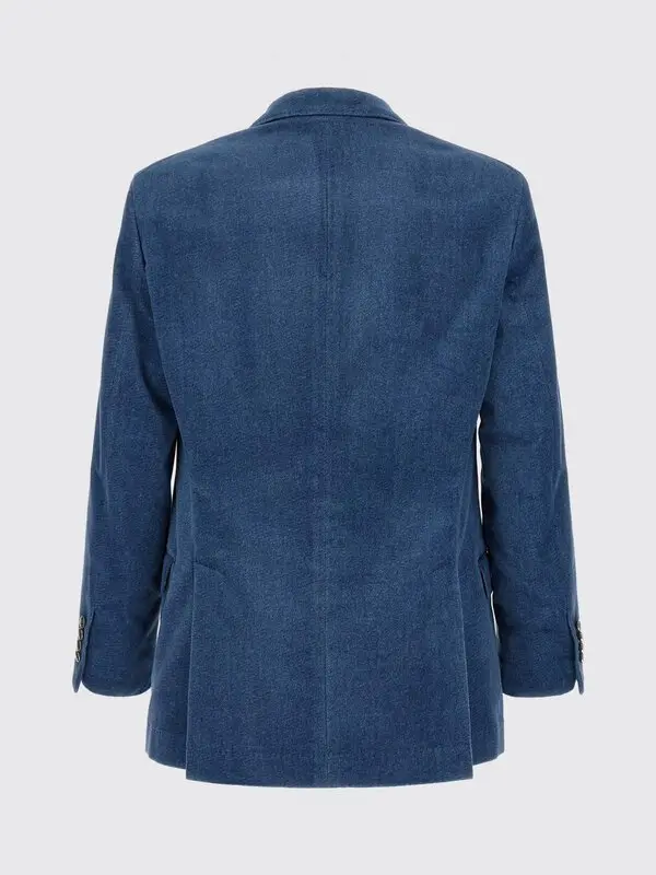 Brunello Cucinelli Single-breasted Cotton Blazer With Lapels