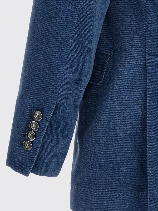 Brunello Cucinelli Single-breasted Cotton Blazer With Lapels