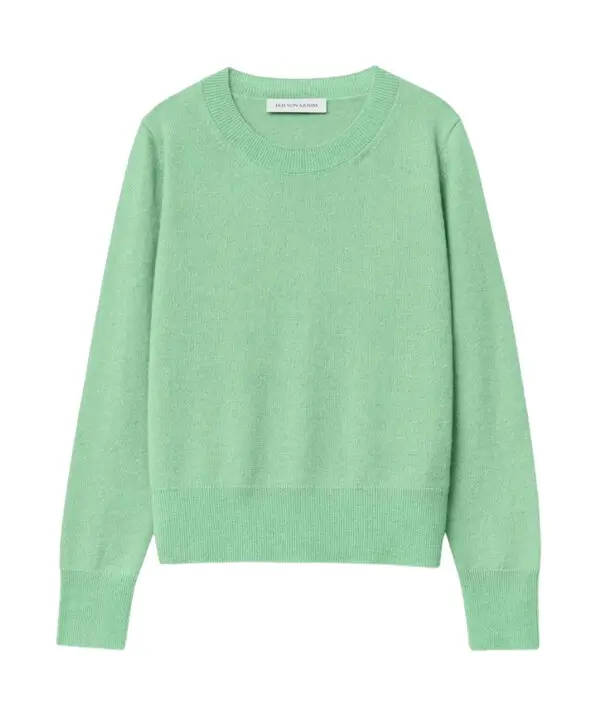 Iris Von Arnim Neris 50 Years Cashmere-silk Sweater - Mint