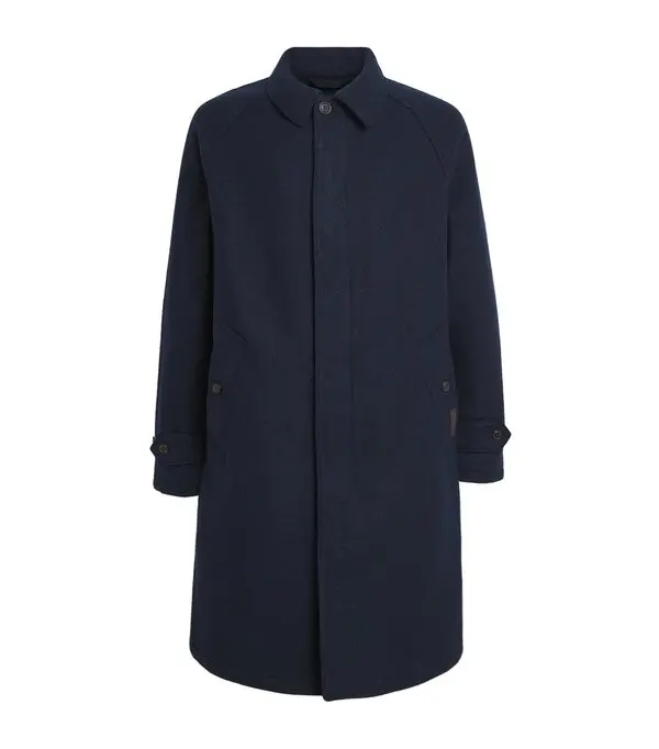 Polo Ralph Lauren Wool Tweed Langdon Walking Coat