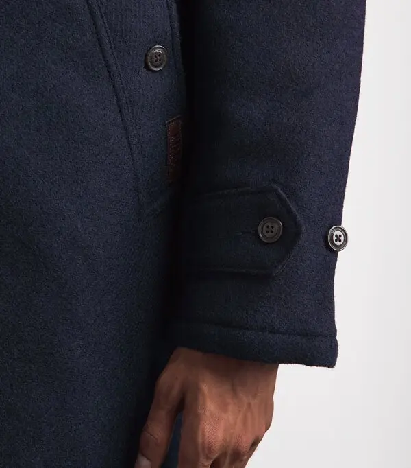 Polo Ralph Lauren Wool Tweed Langdon Walking Coat