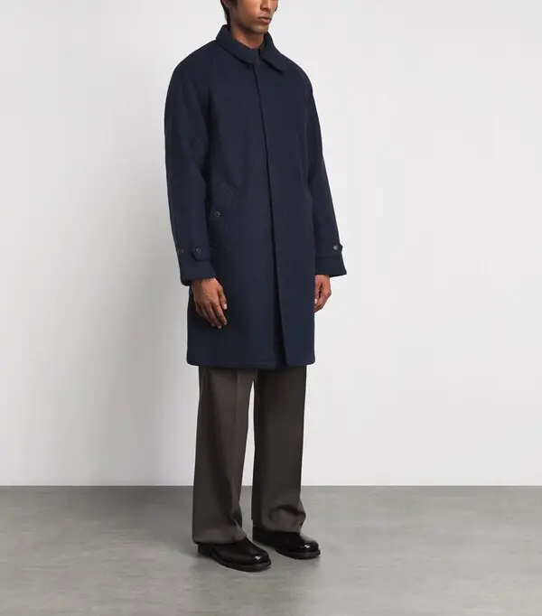 Polo Ralph Lauren Wool Tweed Langdon Walking Coat