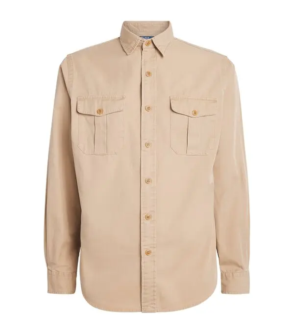 Polo Ralph Lauren Cotton Chest Pocket Shirt - Brown