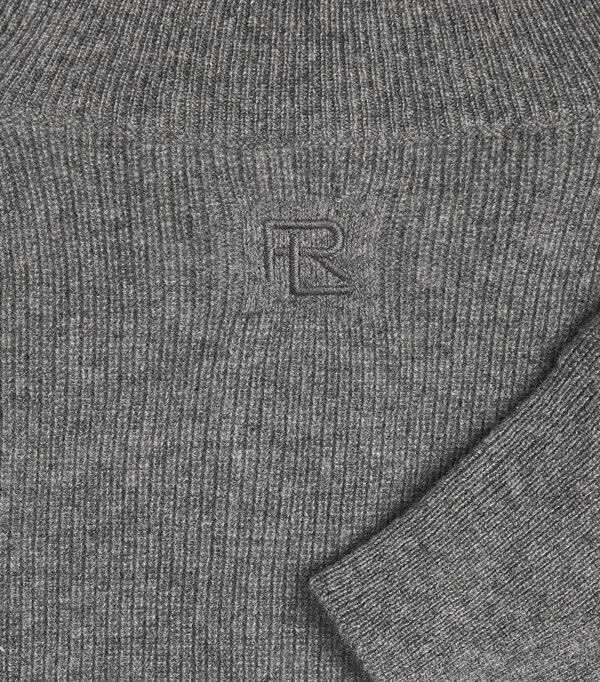 Ralph Lauren Purple Label Cashmere Half-zip Sweater