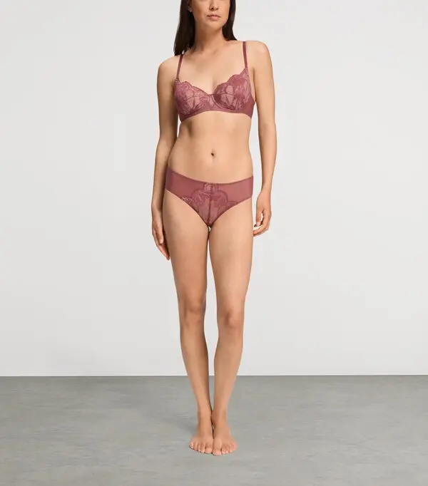 Hanro Lysia Midi Briefs - Red