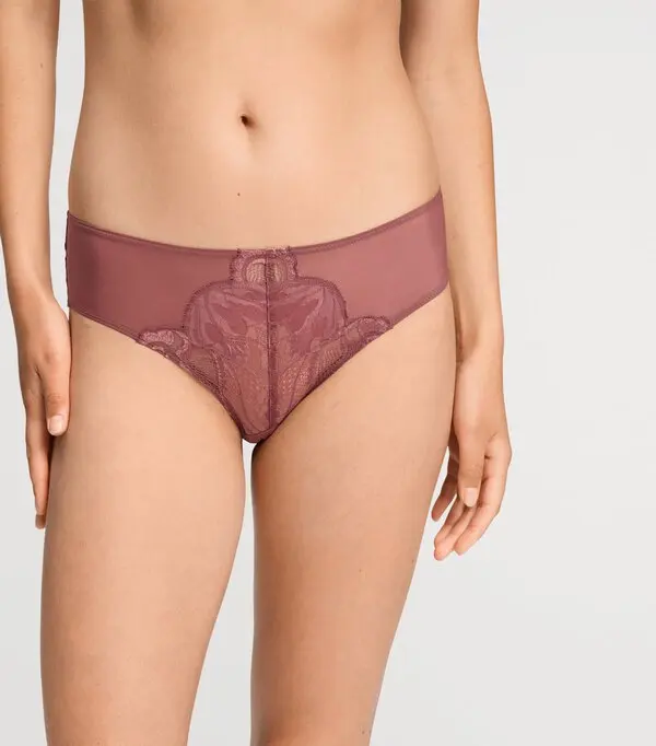 Hanro Lysia Midi Briefs - Red