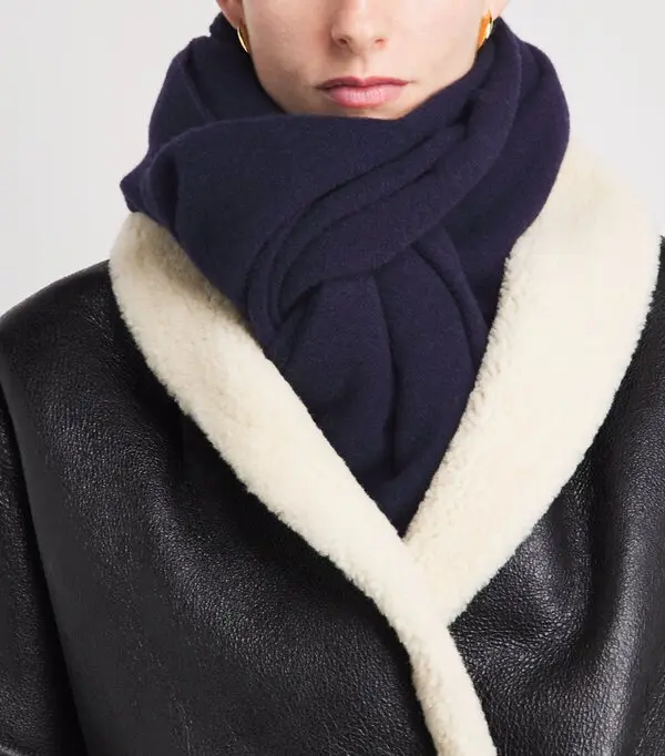 Claudie Pierlot Wool Fringed Scarf