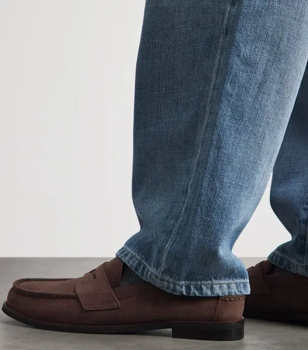 Polo Ralph Lauren Suede Alston Penny Loafers