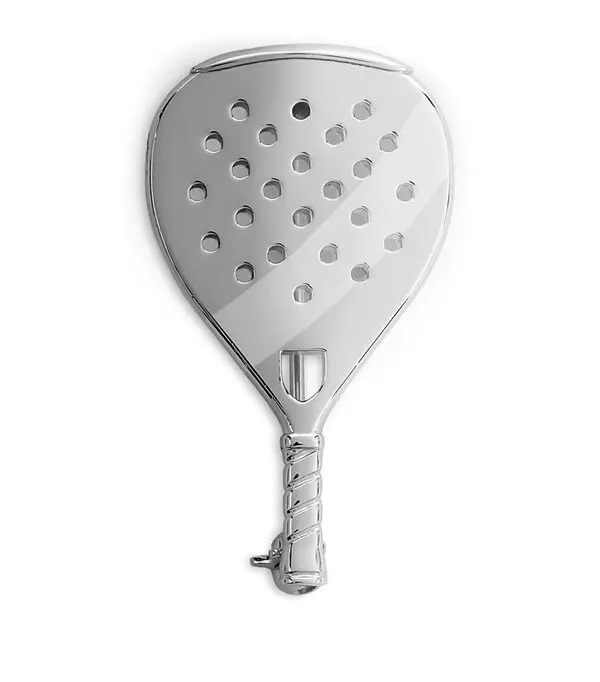 Dunhill Rhodium-plated Racket Cufflinks - Silver