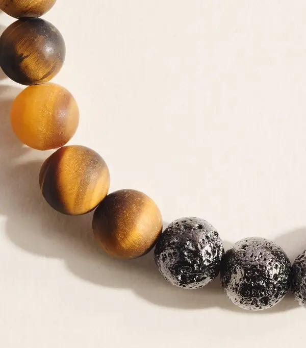 Tateossian Tigers Eye Beaded Bracelet