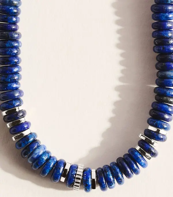 Tateossian Lapis Lazuli Disc Bracelet