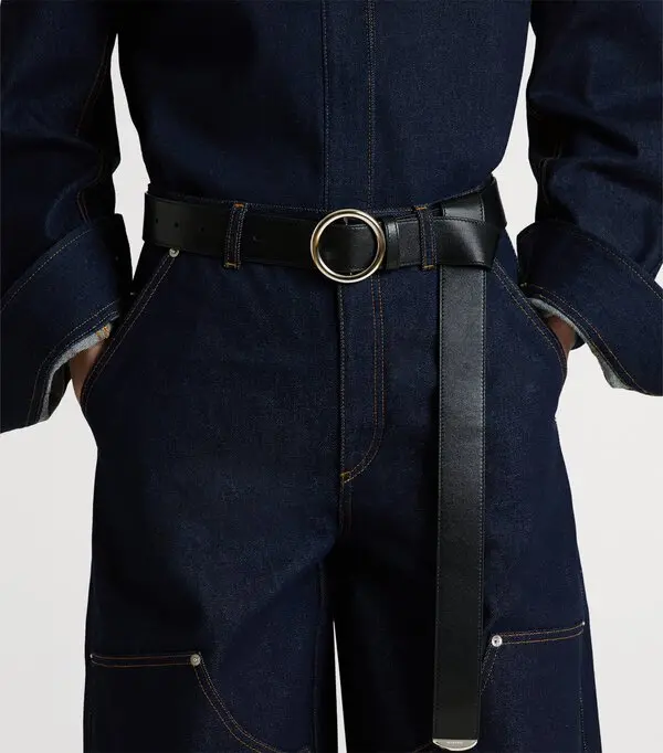 Givenchy Leather Hoop-buckle Belt