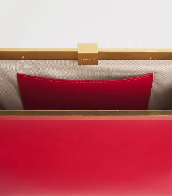 ANINE BING Leather Anine Clutch Bag