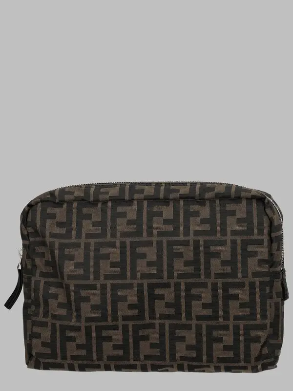 Fendi Beauty Case Medium In Tessuto Superlight Ff