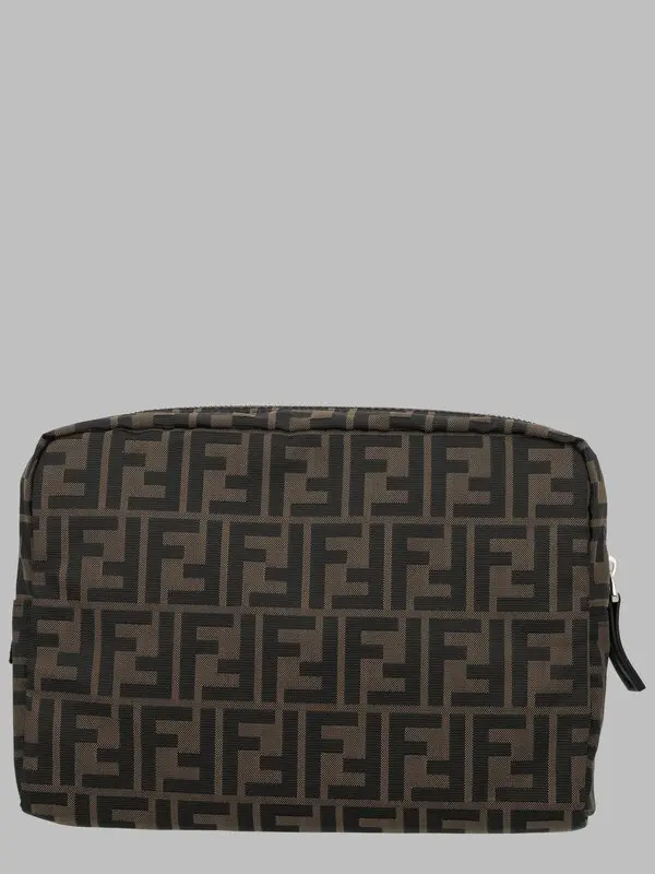 Fendi Beauty Case Medium In Tessuto Superlight Ff