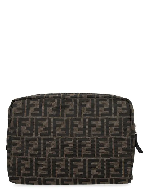 Fendi Beauty Case Medium In Tessuto Superlight Ff