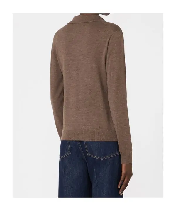 Max Mara Wkdcappa V-neck Knitted Polo Shirt