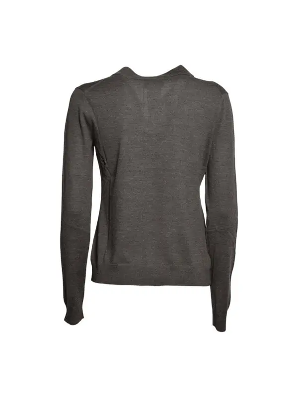 Max Mara Wkdcappa V-neck Knitted Polo Shirt - Maroon