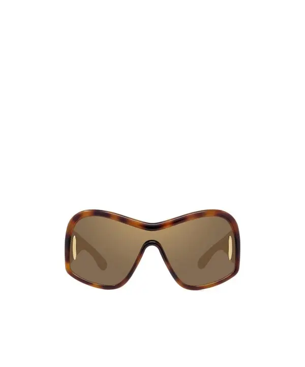 Loewe Shield Frame Sunglasses - Brown
