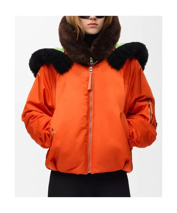 Loewe Bomber Jacket In Technical Shell