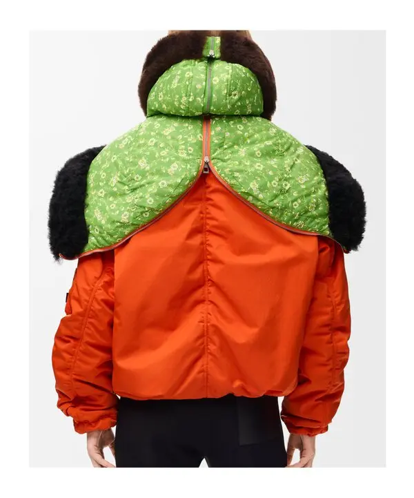 Loewe Bomber Jacket In Technical Shell
