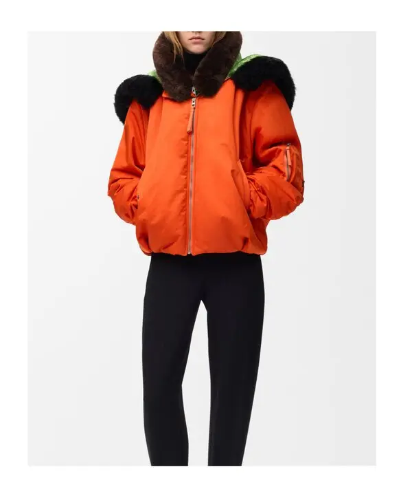 Loewe Bomber Jacket In Technical Shell