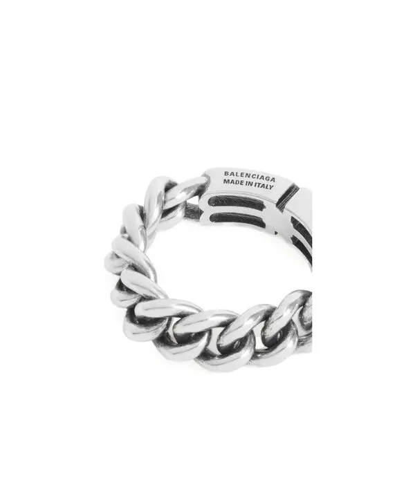 Balenciaga Bb Icon Ring In Antique