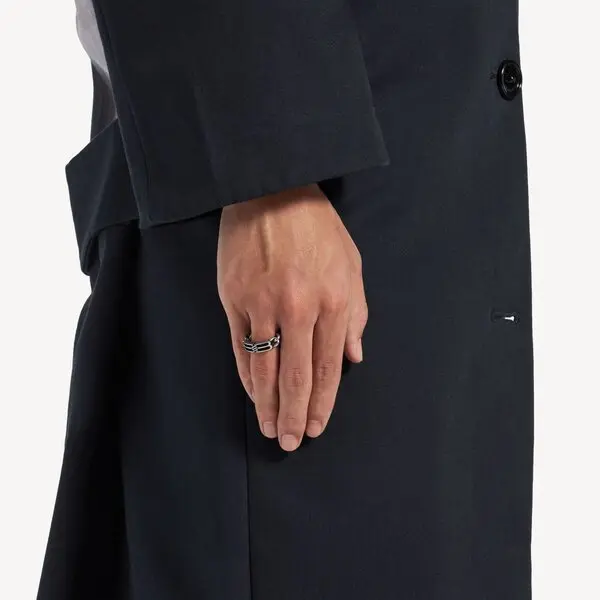 Balenciaga Bb Icon Ring In Antique