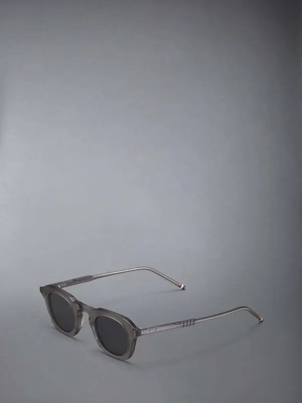 Thom Browne Oval Frame Sunglasses