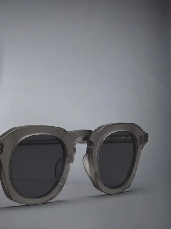 Thom Browne Oval Frame Sunglasses