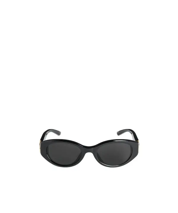Balenciaga Cosmo Round Af Sunglasses - Black