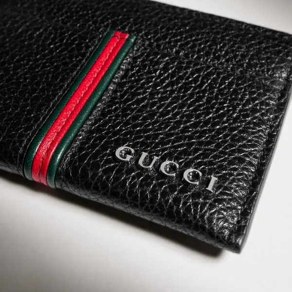 Gucci Card Case With Web
