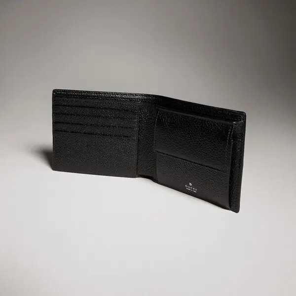 Gucci Bi-fold Coin Wallet With Web