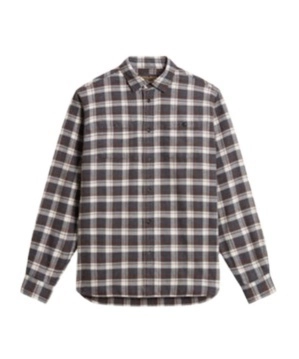 Woolrich Warren Checked Shirt - Gray