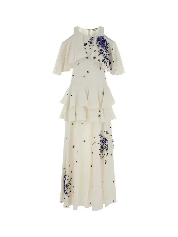 J.W.ANDERSON Short-sleeved Dress - Ivory