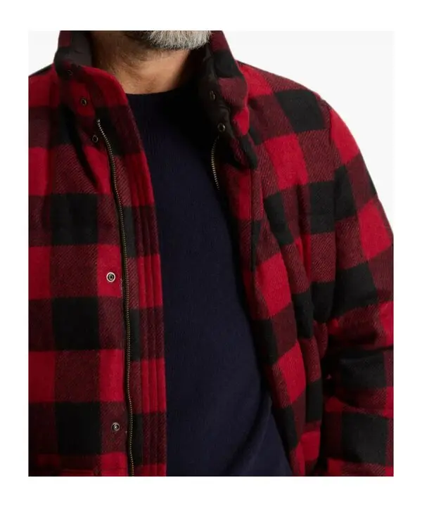 Woolrich Checked Quilted Moon Parka