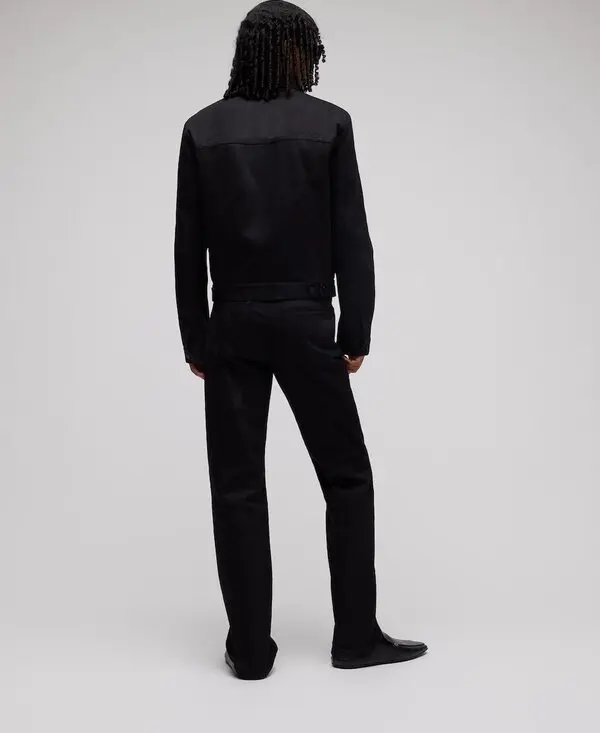 Gucci Cotton Denim Pants With Embroidery