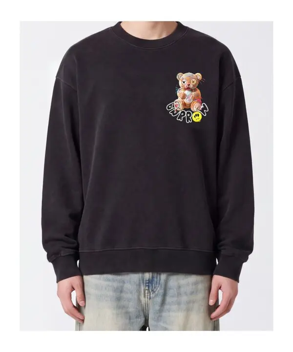 BARROW Pattern-printed Crewneck Sweatshirt