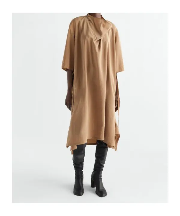 LEMAIRE Soft-collar Dress In Dry Silk