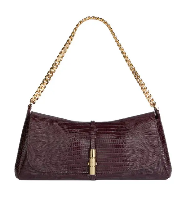 Balmain Metropolis Embossed Leather Bag - No