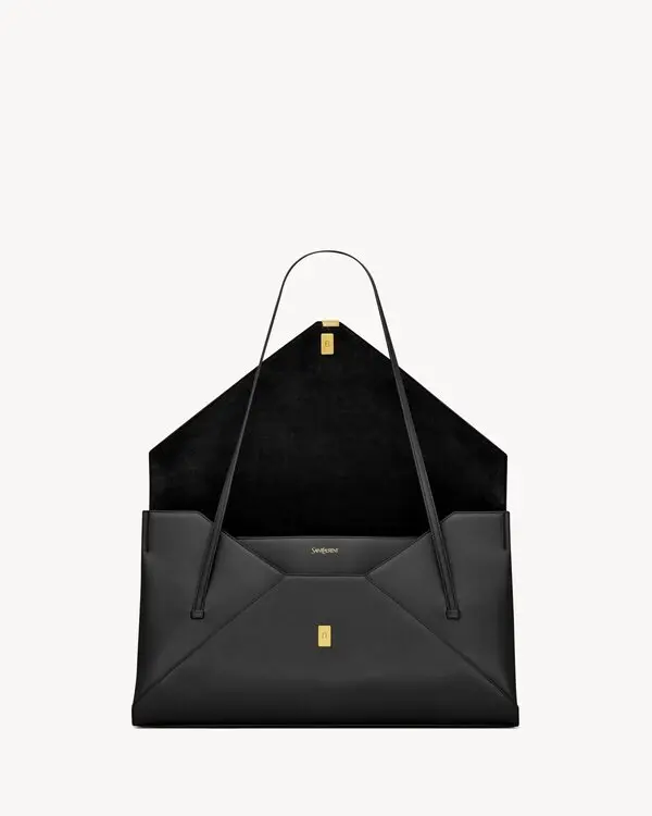 Saint Laurent Simone Large In Soft Leather