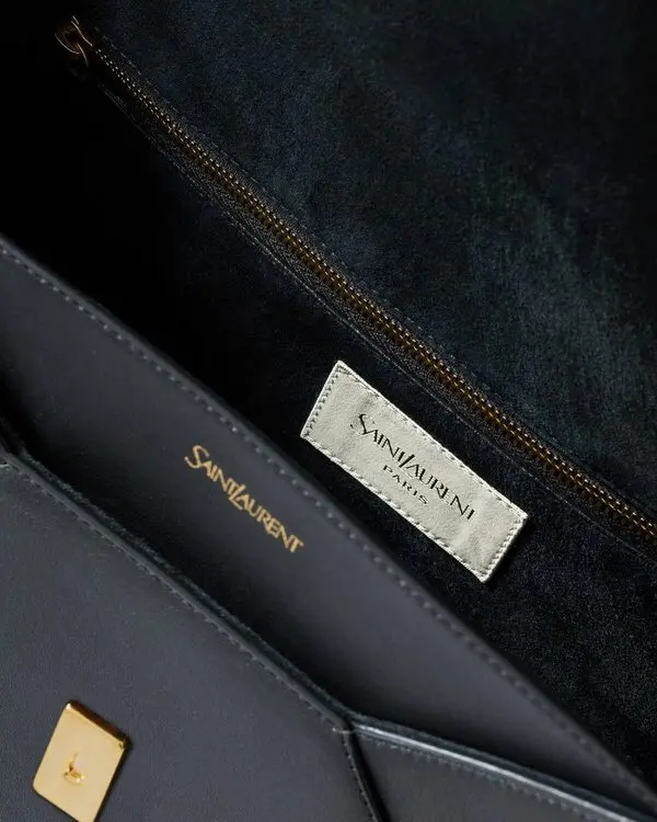 Saint Laurent Simone Large In Soft Leather